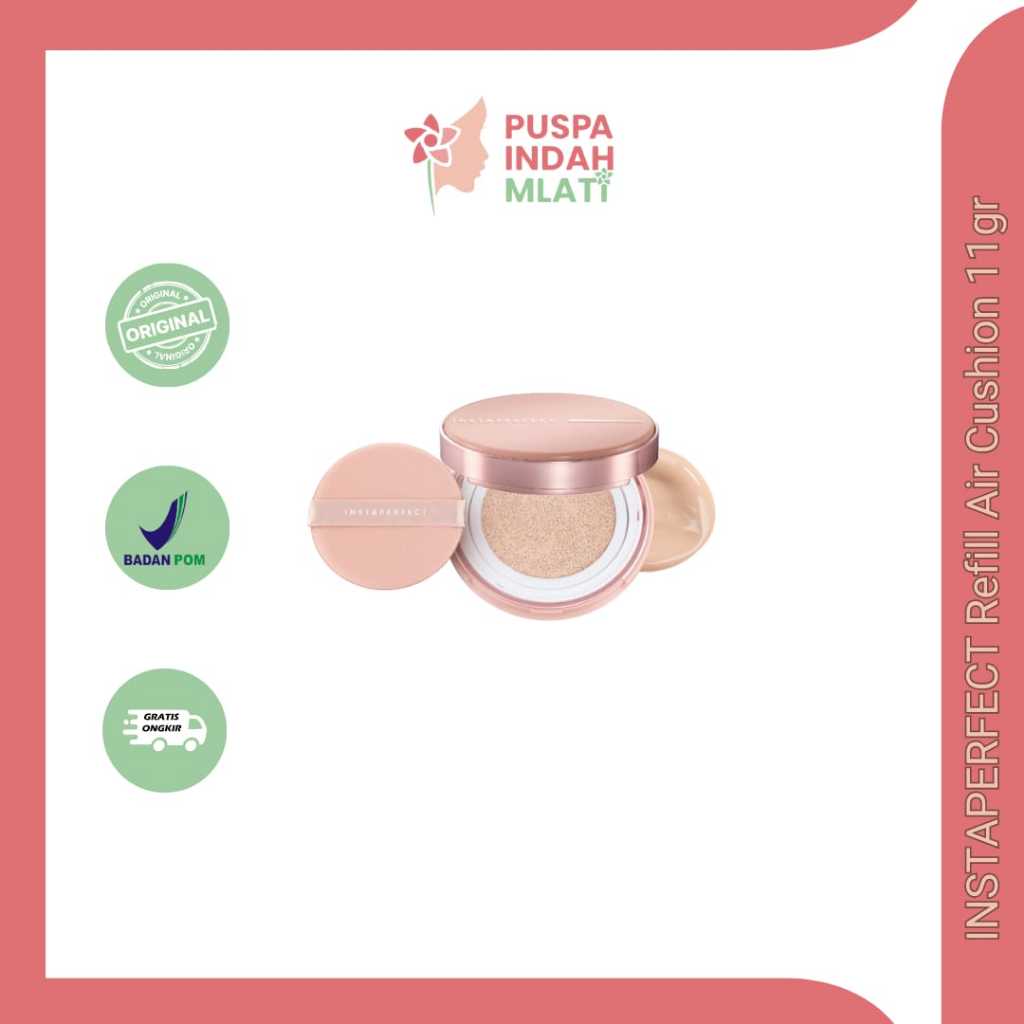 Jual Instaperfect REFFIL Skincover Air Cushion SPF 50 PA++++ 11gr ...