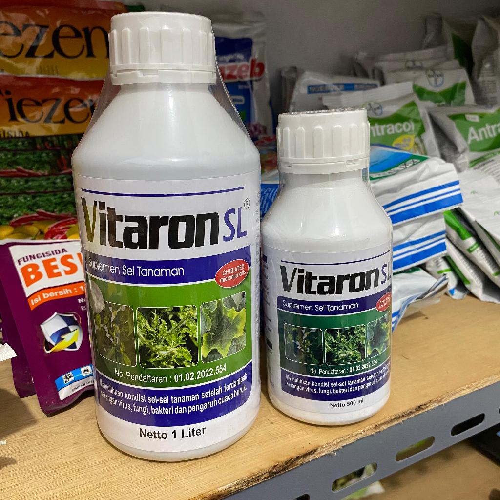 Jual VITARON SL - 500ML 1 LITER PUPUK CAIR SUPLEMEN SEL TANAMAN KEMASAN ...