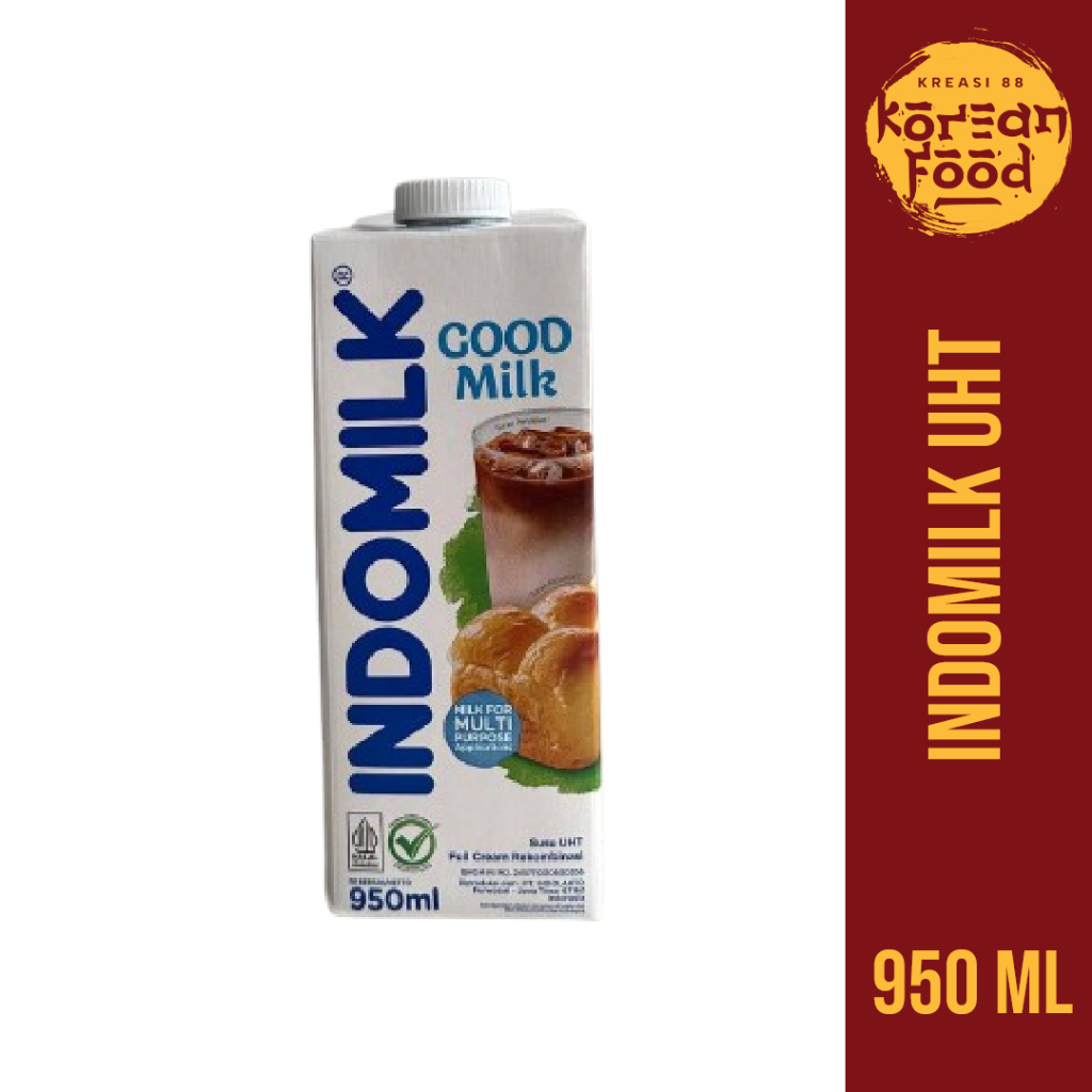 Jual INDOMILK SUSU UHT PLAIN - 950 ML | Shopee Indonesia
