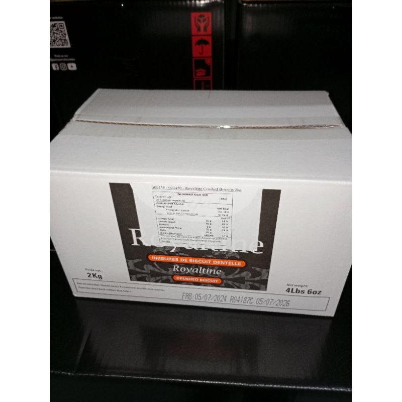Jual DGF RoyaLtine Crushed Biscuits 2 kg | Shopee Indonesia