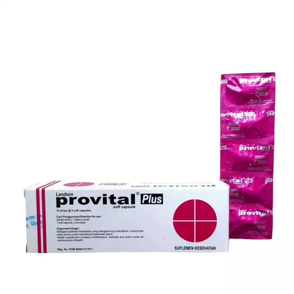 Jual Provital Plus 50 Kapsul - Membantu memelihara kesehatan tubuh ...