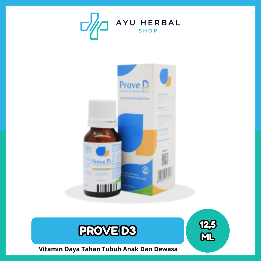 Jual Prove D3 Drops Suplementasi Vitamin D (12.5 ml) | Shopee Indonesia