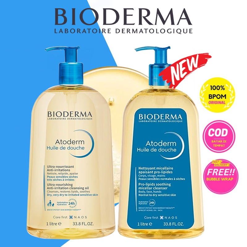 Jual Atoderm Bioderma Shower Oil 1L / BIODERMA Atoderm Huile de Douche ...