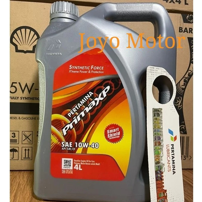 Jual Oli Mesin Pertamina Prima XP SAE 10W-40 4 Liter | Shopee Indonesia