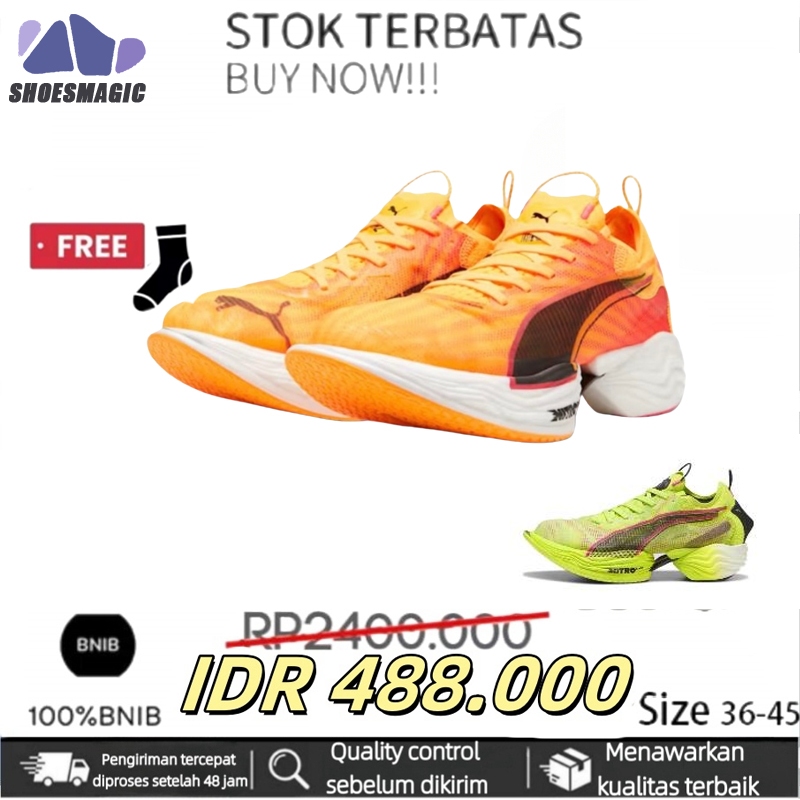 Jual COD Sepatu Sneakers PM Fast-R Nitro Elite 2 Sepatu Lari Low-Top ...