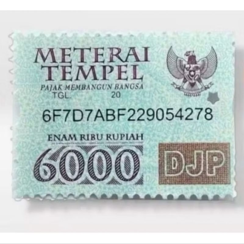 Jual Materai 6000 Asli / Original 2009-2015 | Shopee Indonesia