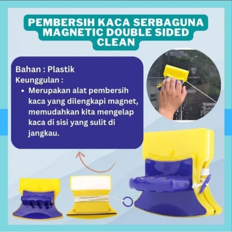 Jual Alat Pembersih Kaca / Magnet Pembersih kaca | Shopee Indonesia
