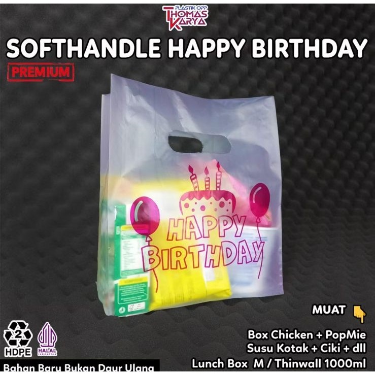 Jual Kantong Plong Dove | Plastik Ultah 20x30 1 PACK isi 50 Plastik ...