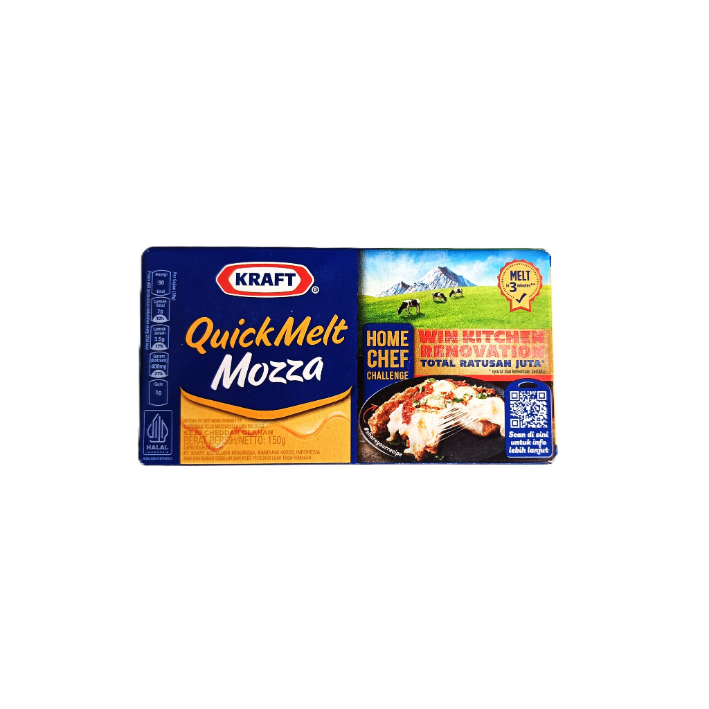 Jual Kraft Quick Melt Mozza Cheese, Solusi masak simple, anti gagal ...