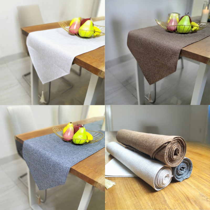 Jual Table Runner Taplak Meja Panjang Aesthetic Kain Kanvas Jepang ...