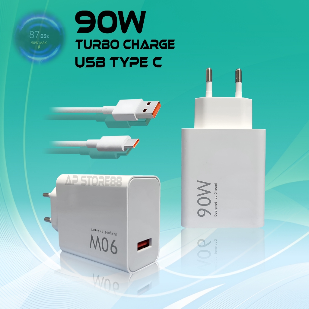Jual Charger Xiaomi 90W / 90 Watt Max Original USB Type C Turbo Fast ...
