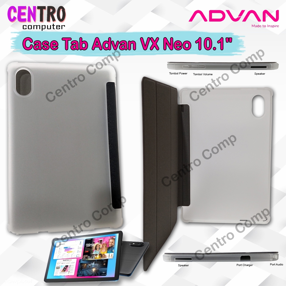 Jual Case Tab Advan VX Neo 10.1" Flip Casing tab Advan VX Neo Cover ...