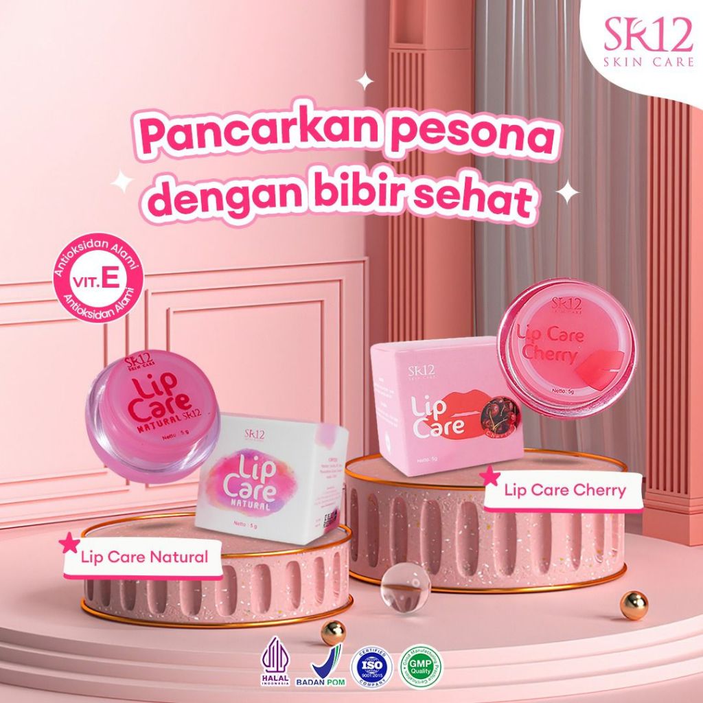 Jual SR12 Lip Care Lip Balm Pelembab Bibir Pencerah Warna Bibir Alami Solusi Bibir Kering dan ...