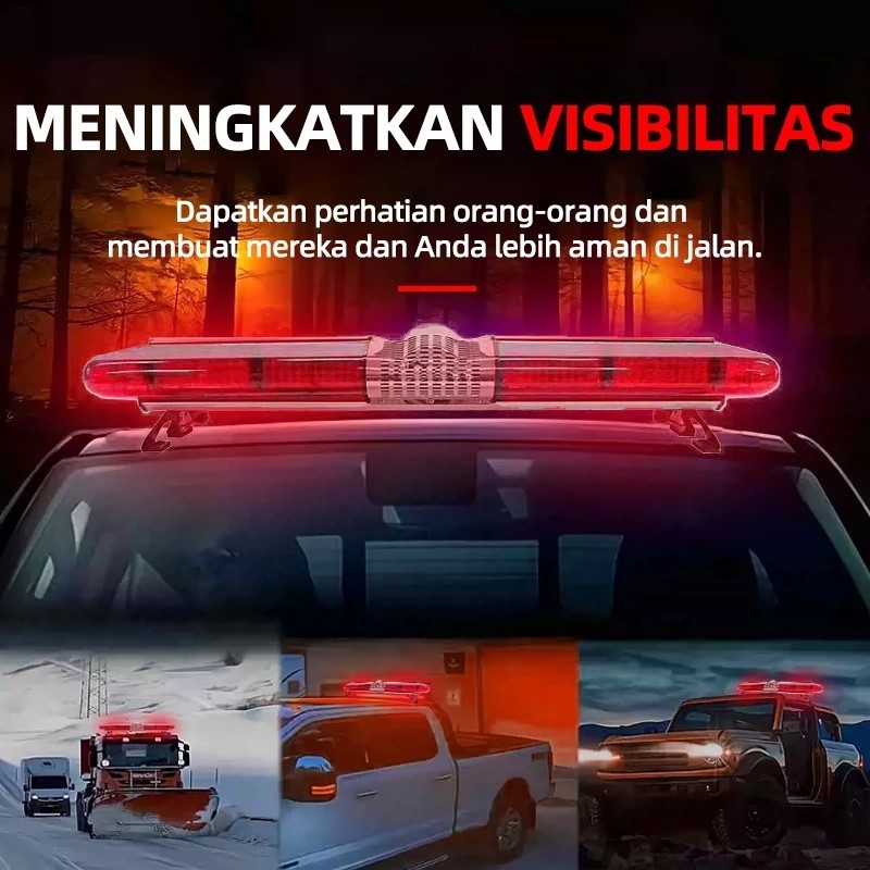 Jual lampu emergency L2000 ambulance patwal emergency patroli rotator/cocok untuk semua jenis ...