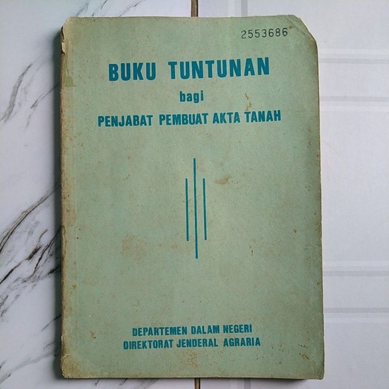 Jual Buku Original BUKU TUNTUNAN BAGI PEJABAT PEMBUAT AKTA TANAH | Shopee Indonesia
