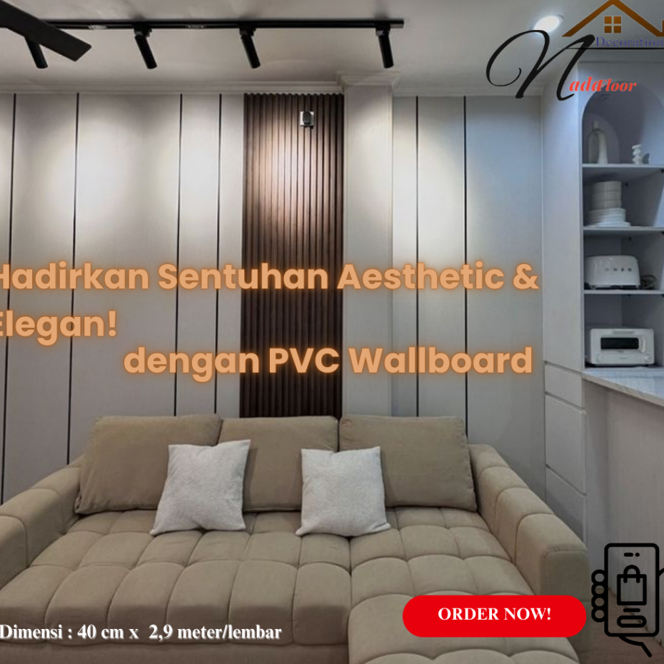 Jual pvc wallboard motif kayu dan motif marmer tebal 9 mm | pvc wall ...