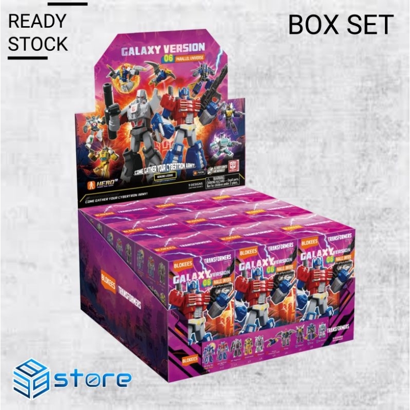 Jual Blokees Transformers Galaxy Version 06 Parallel Universe Box Set ...