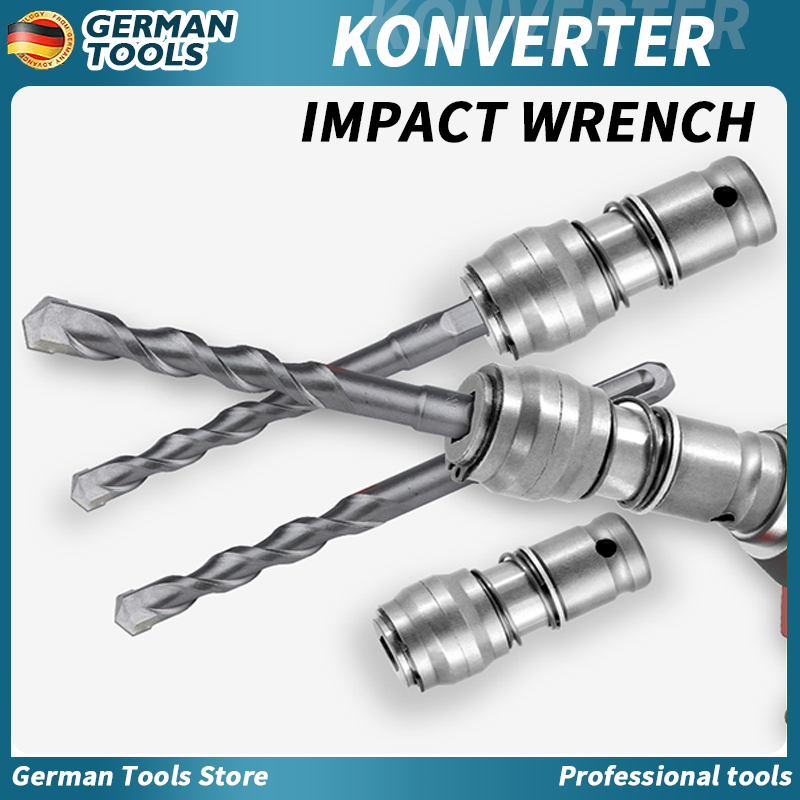 Jual German Tools Konverter Impact ke Mata Bor Beton Adaptor Konverter ...