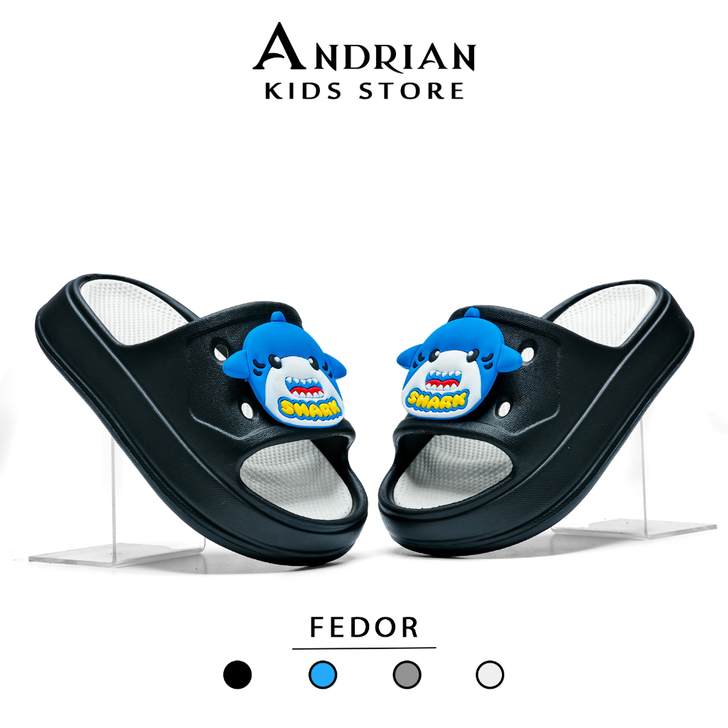 Jual New Andrian - Sandal Selop Anak Laki-laki Model Sharks / Sandal ...