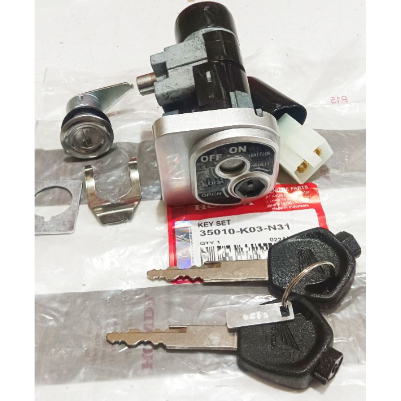 Jual KUNCI KONTAK KEY SET ASSY KOMPLIT REVO FIT FI F1 INJEKSI KO3 ...