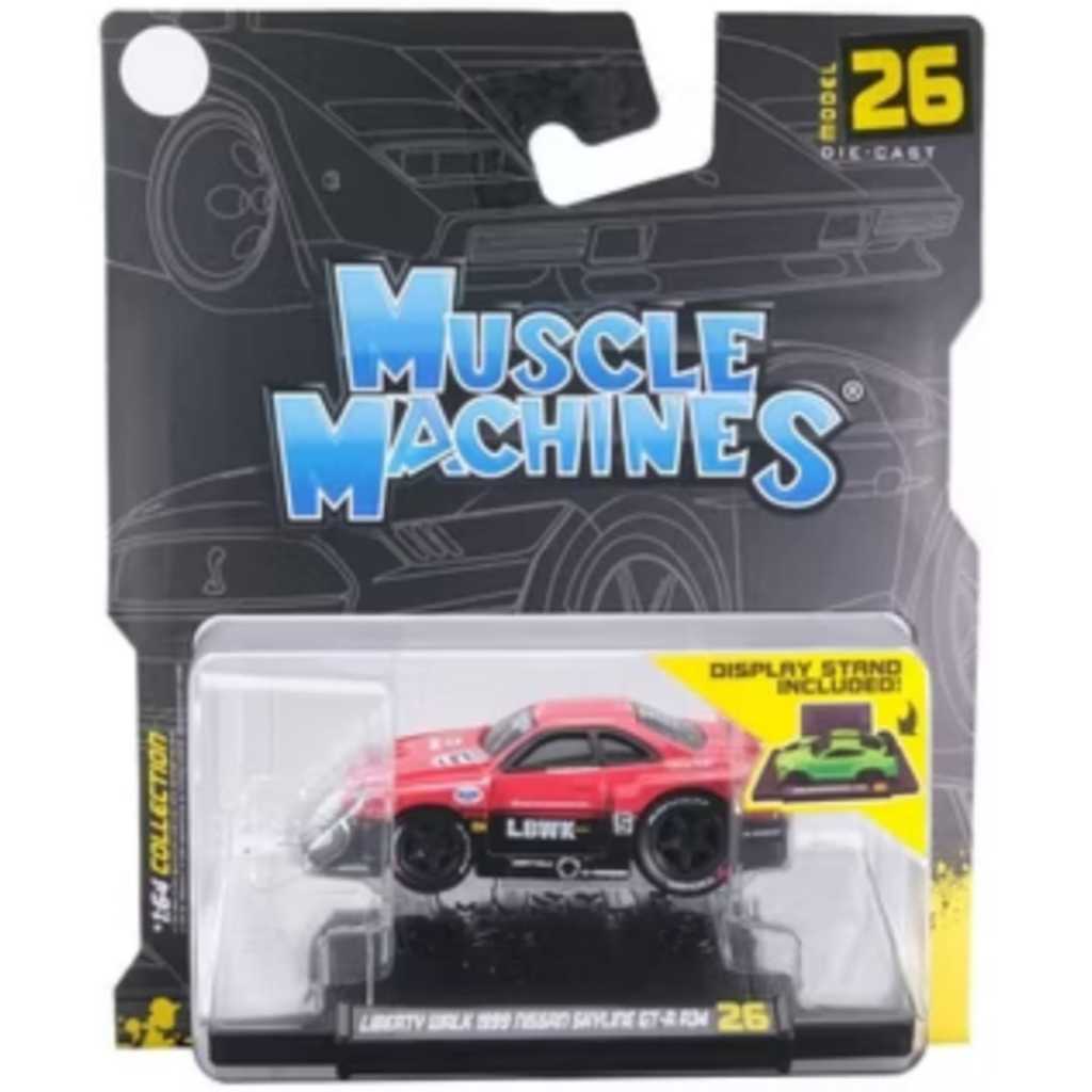 Jual Muscle Machines LBWK 1999 Nissan Skyline GT-R R34 Red | Shopee ...