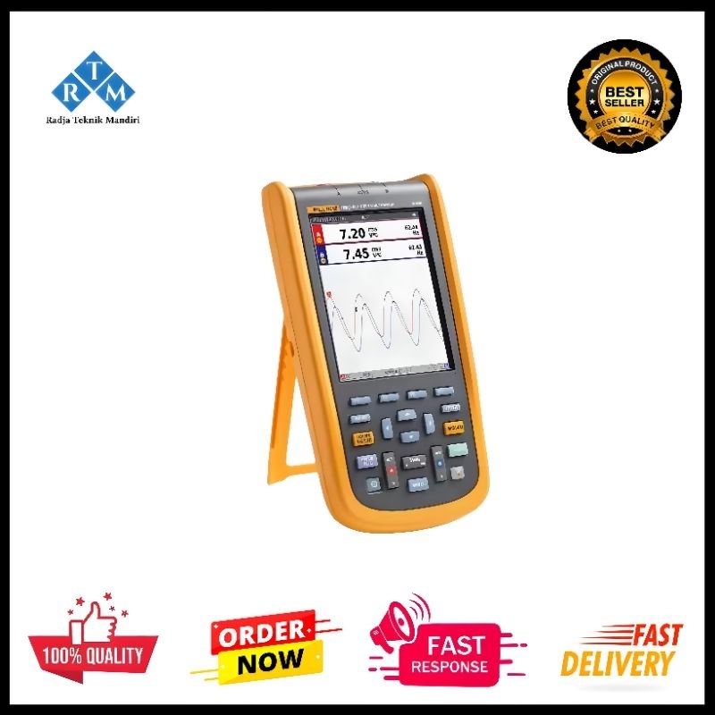 Jual Fluke 123B Int Industrial Scopemeter Hand - Held Oscilloscope Alat ...