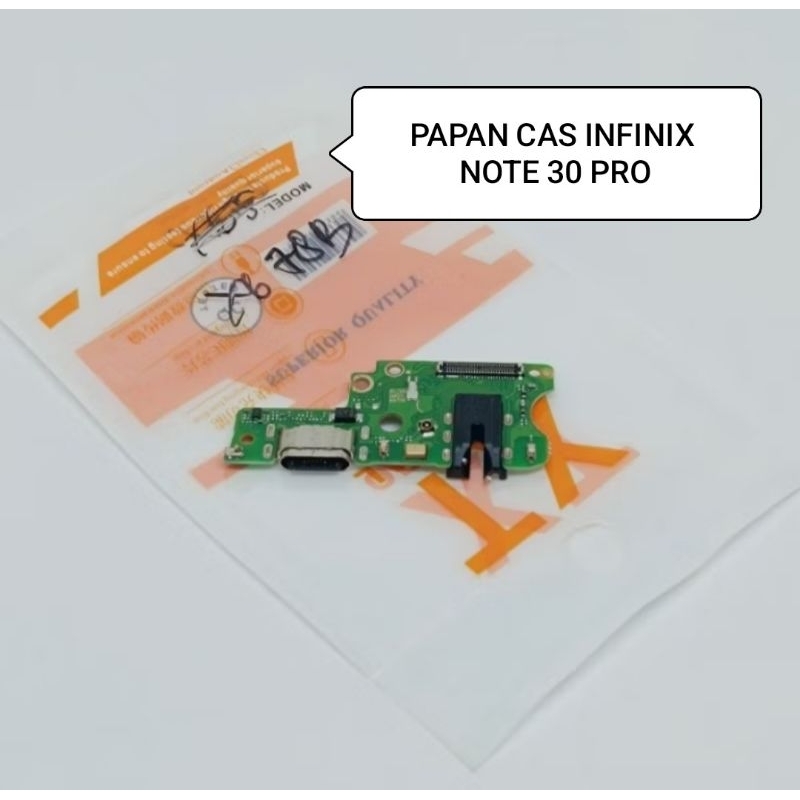 Jual PAPAN CAS FLEXIBLE KONEKTOR CAS INFINIX NOTE 30 PRO PCB BOARD CAS ...