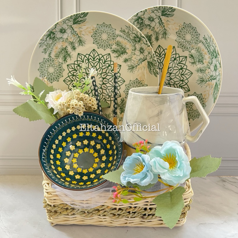 Jual PARCEL SET PIRING MANGKOK HAMPERS HADIAH LEBARAN IDUL FITRI ...