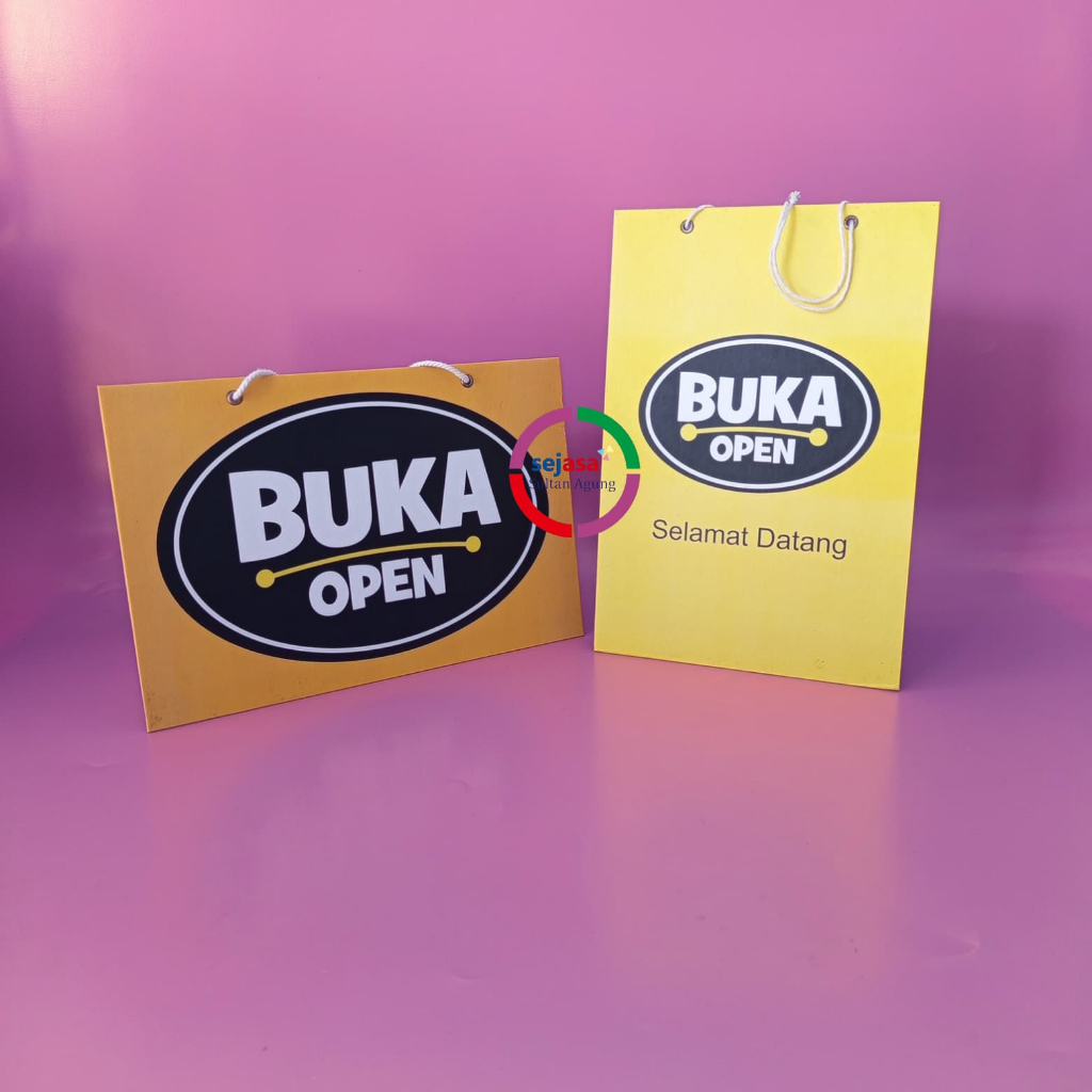 Jual Poster Gantung | Hard Poster Buka - Sedang Sholat | Hard Poster ...