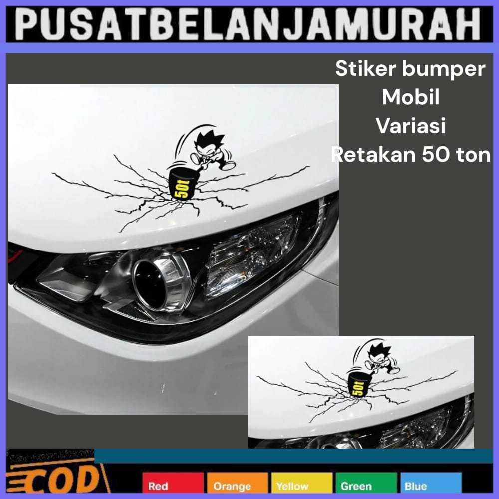 Jual STIKER BUMPER MOBIL STICKER DTV MOBIL RETAKAN 50 TON MURAH PREMIUM ...