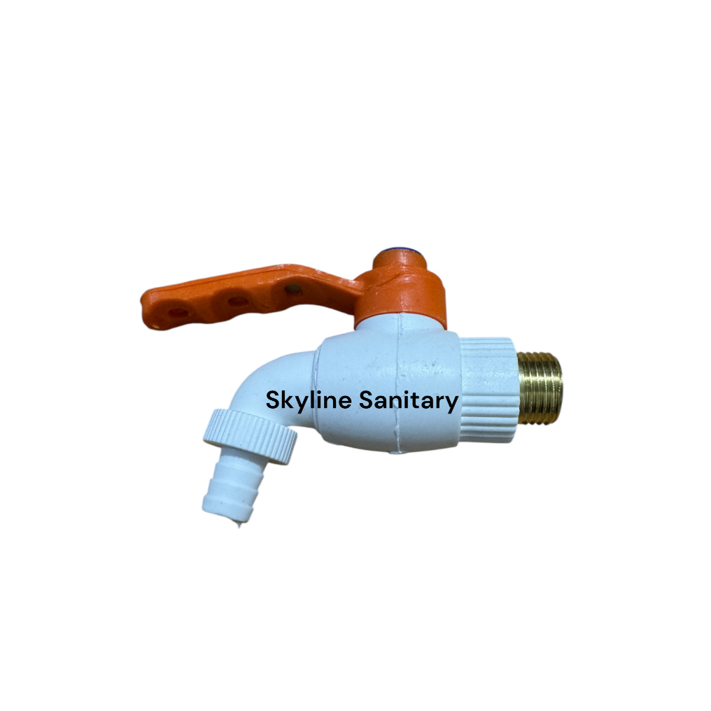 Jual Kran Jumbo Drat Kuningan / Kran Tembok PVC 1/2” | Shopee Indonesia