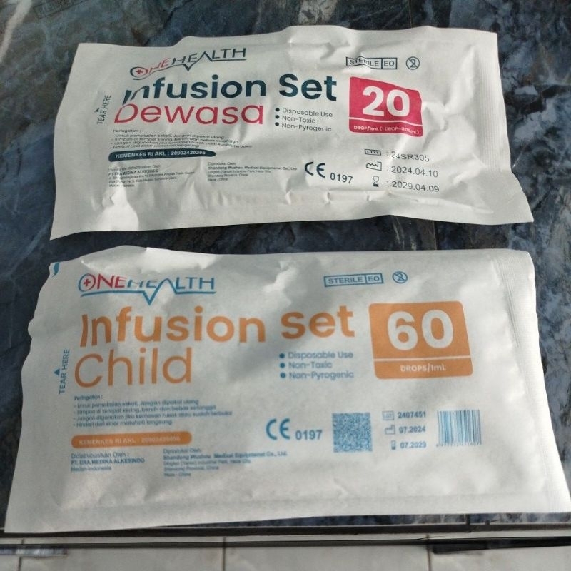 Jual Onehealth Healthcare Infusion Set Dewasa Anak Per pcs Satuan isi ...