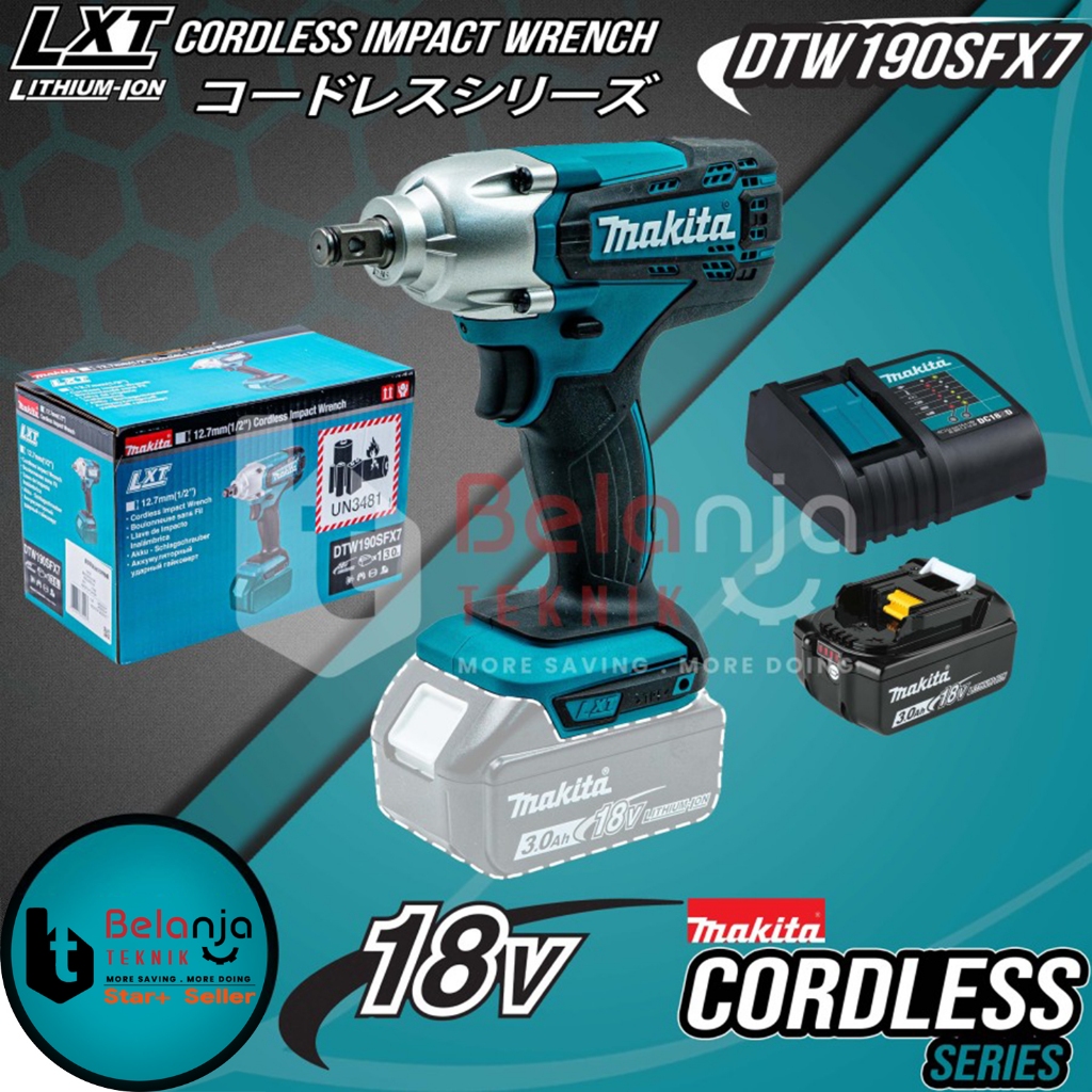 Jual Makita Mesin Pembuka Baut DTW190 SFX7 1/2 Inch DTW 190 DTW190SF7 ...