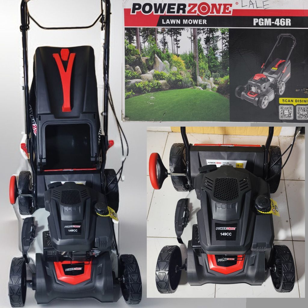 Jual Mesin Potong Rumput Dorong 4 Tak / Lawn Mower Power Zone PGM-46M ...