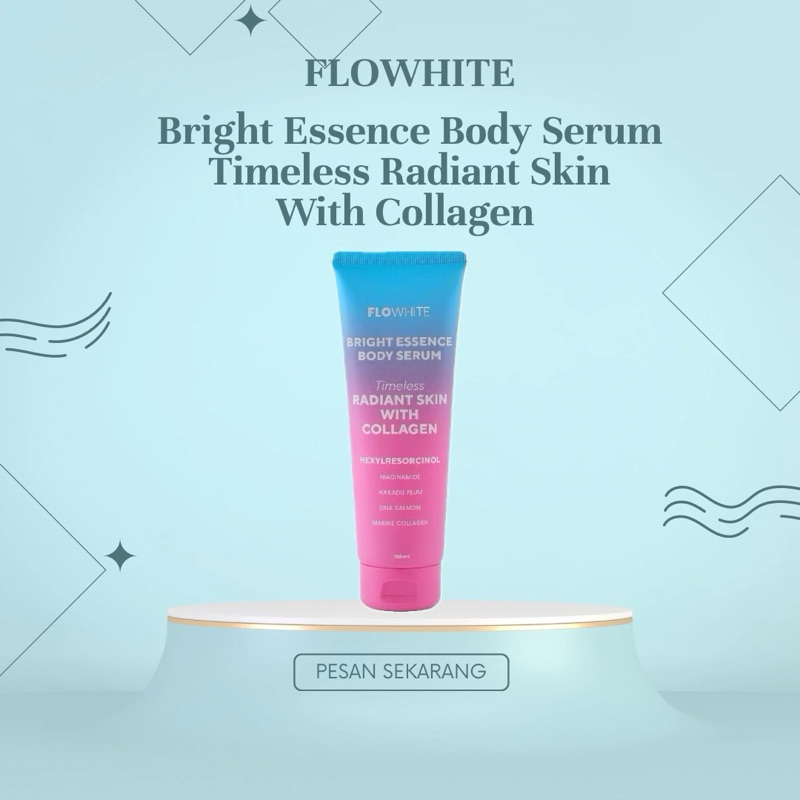 Jual new!! flowhite bright essence body serum | Shopee Indonesia