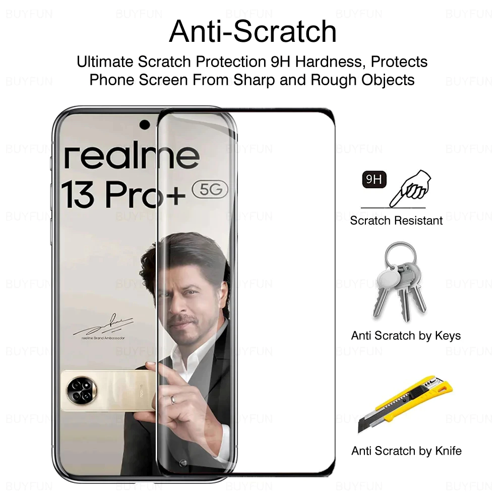 Jual Tempered Glass Realme 13 Pro Plus 5G Tempered Glass Full Curved ...