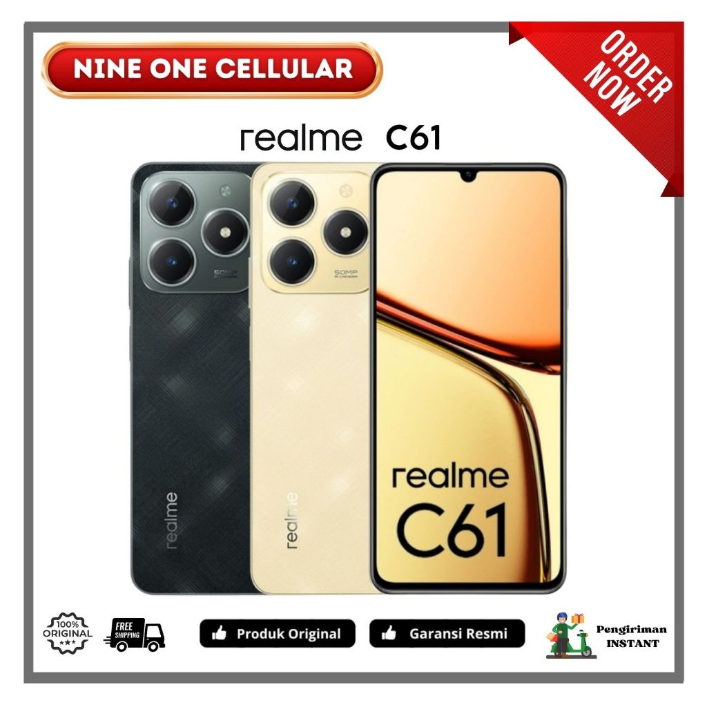 Jual Realme C61 (Ram8/128Gb) Garansi Resmi | Shopee Indonesia