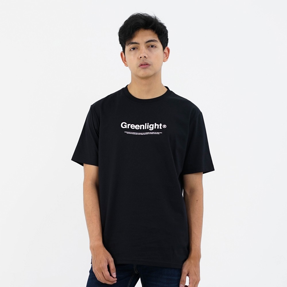 Jual Greenlight Kaos Pria Lengan Pendek Regular Fit Katun Logo Script Alwaz OL-CG320125 | Shopee ...