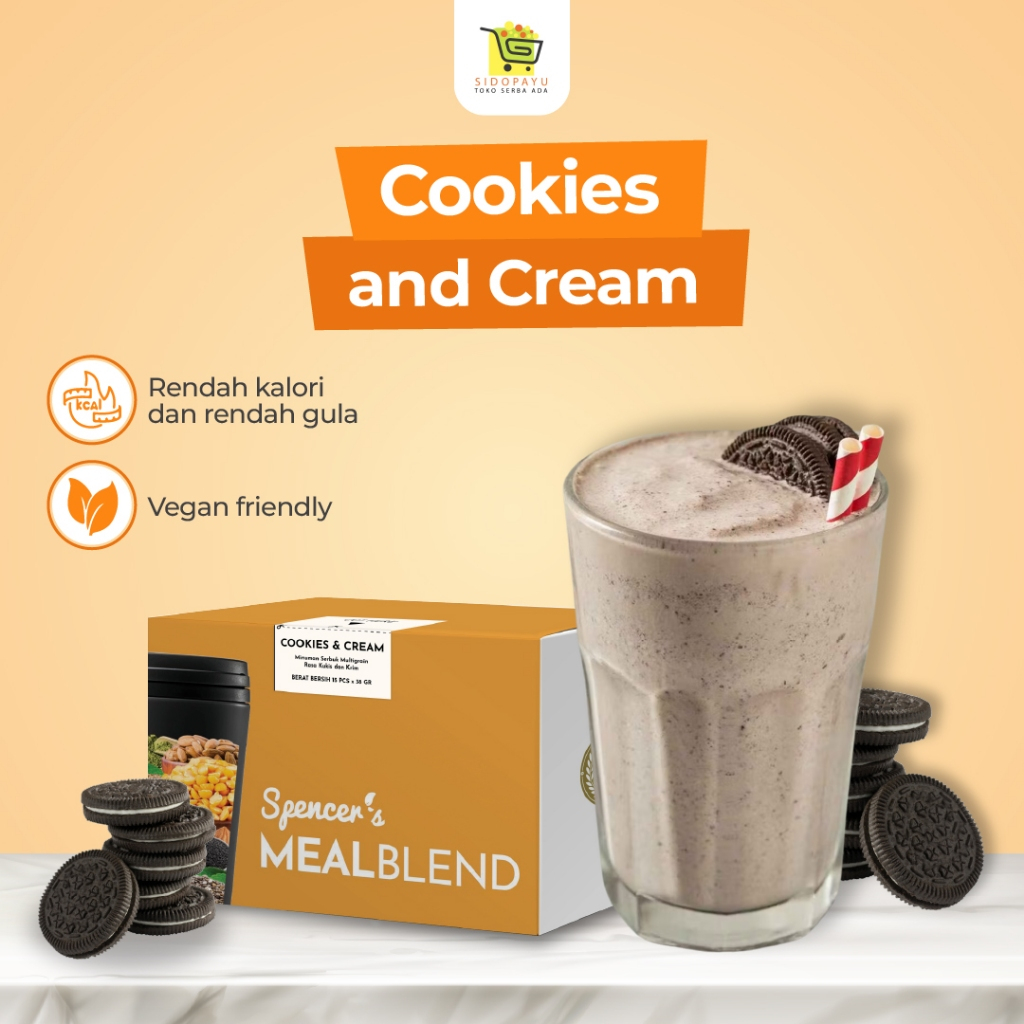 Jual Mealblend Cookies And Cream Spencers Multigrain Dari Chia Seeds ...