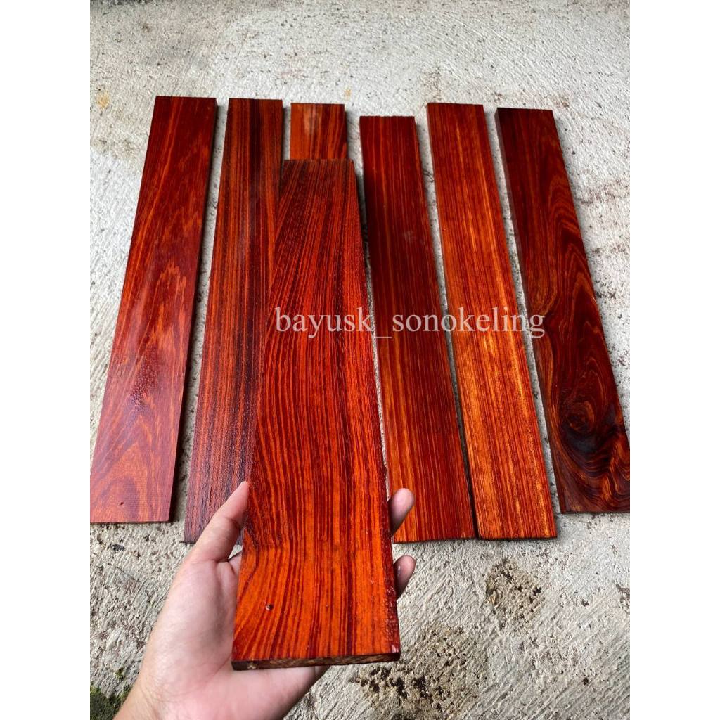 Jual Kayu rengas merah 50 x 7 x 1 cm full galih | Shopee Indonesia