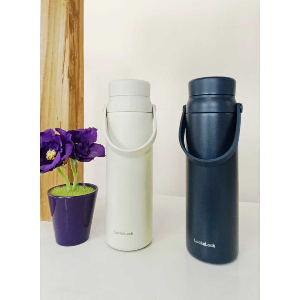 Jual LocknLock Wanna Be Screw Tumbler Carry Handle 450ml - Tumbler ...