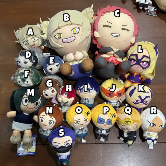 Jual plush boneka mha bnha my hero academia boku no hero academia ...