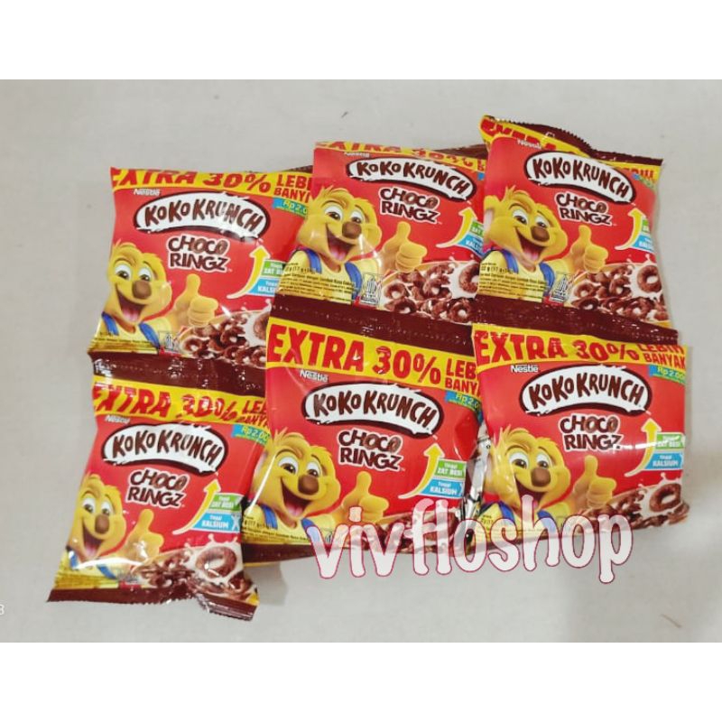 Jual Nestle Sereal Coklat Koko Krunch Choco Ringz kemasan renceng (10 x ...