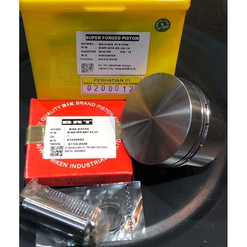 Jual SEHER PISTON FORGED SUPER 58 PEN 15 ORIGINAL BRT | Shopee Indonesia