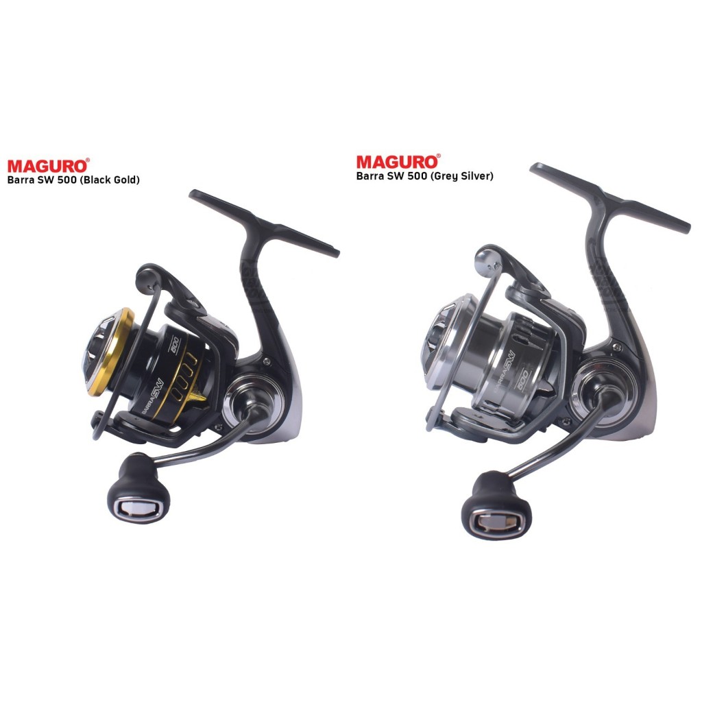 Jual Reel UL MAGURO BARRA SW 500 / 800 Gold / Silver | Power Handle SaltWater | Spinning ...