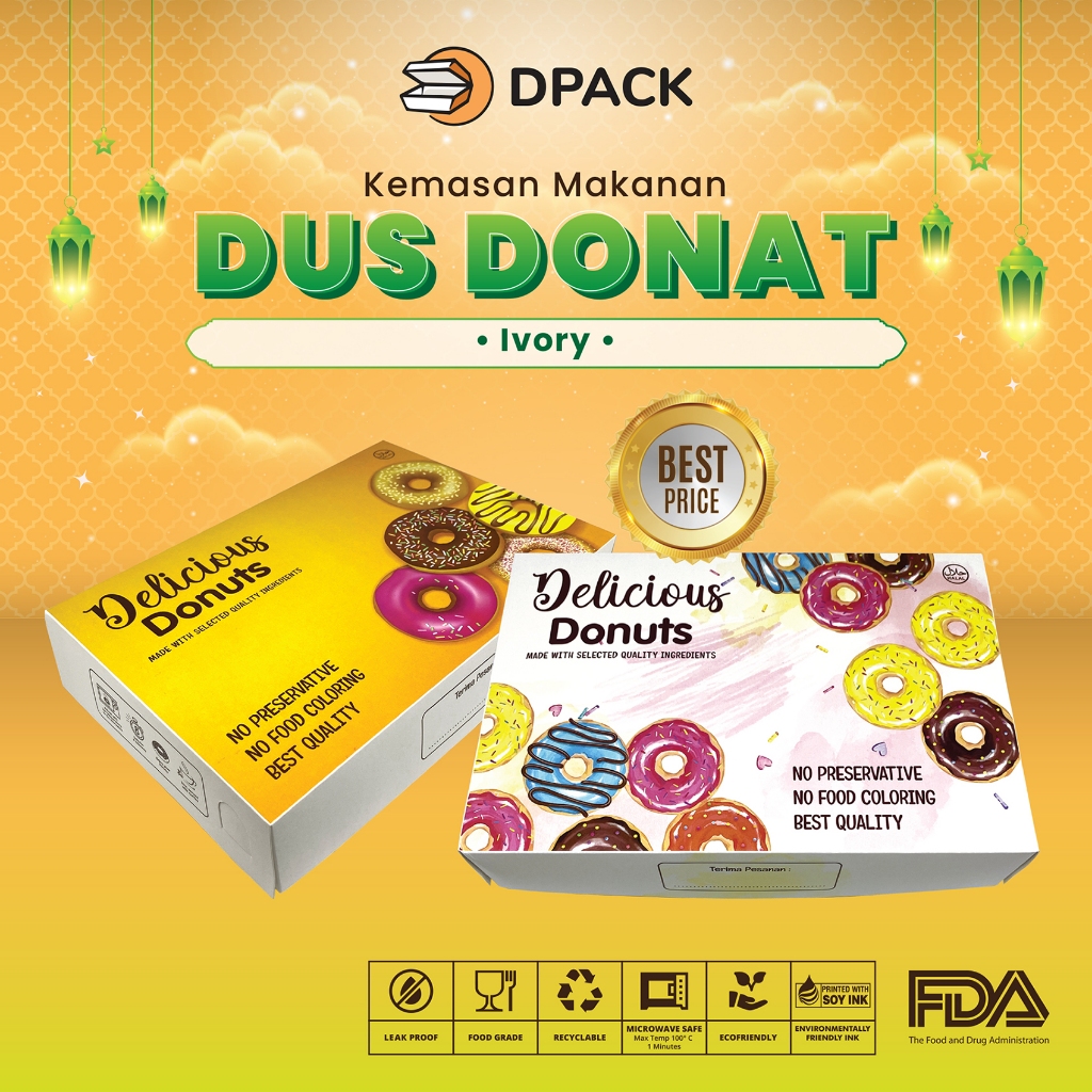 Jual Box Donat Terlengkap & Harga Terbaru Juni 2026 | Shopee Indonesia