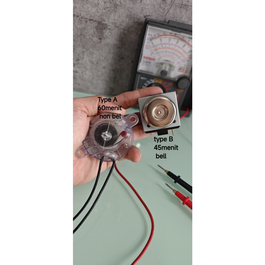 Jual Manual timer switch 45menit dan 60 menit saklar waktu system knop ...