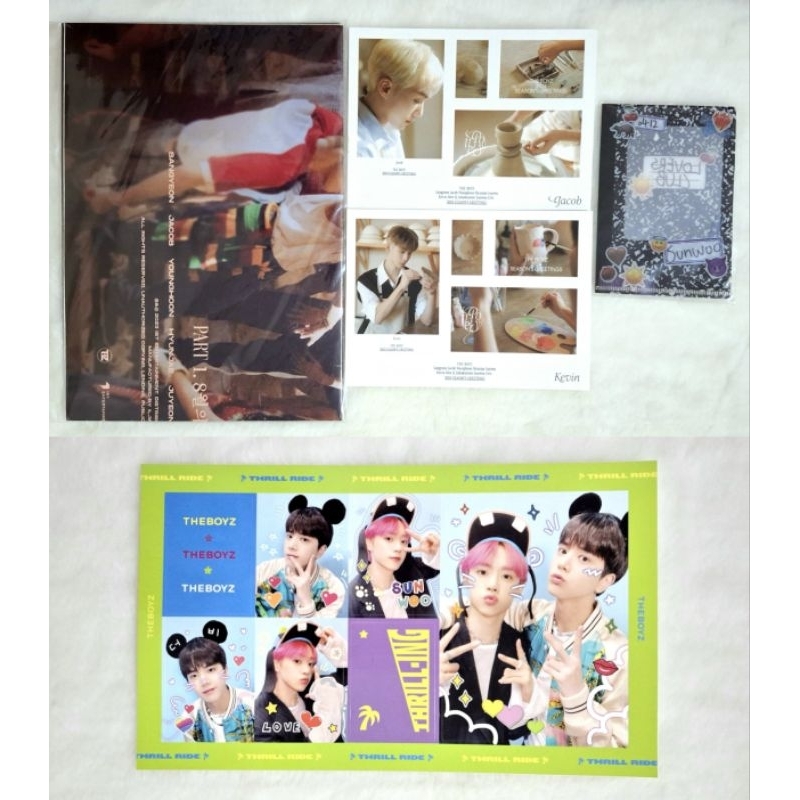 Jual (BACA DESKRIPSI) THE BOYZ OFFICIAL MD MERCHANDISE POSTER STICKER MEDIHEAL L HOLDER | Shopee ...