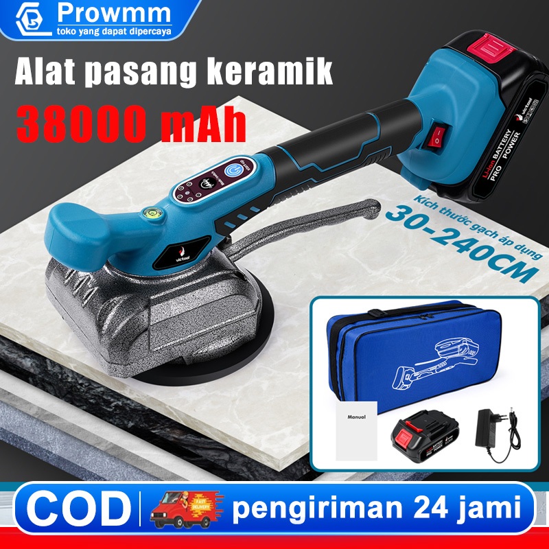 Jual PROWMM alat pasang keramik lantai getar 6800W vibrator keramik ...