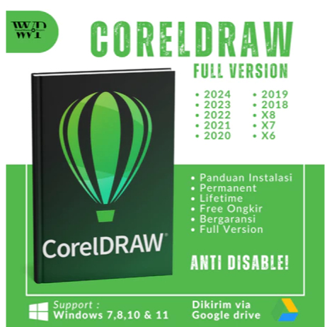 Jual BARU CorelDRAW Graphics Suite 2024 2023 2022 2021 2020 2019 2018 ...